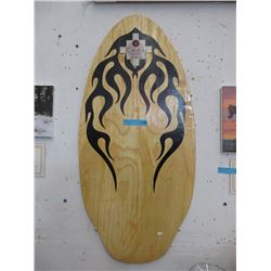 Wood Tribal Surf Skim Board