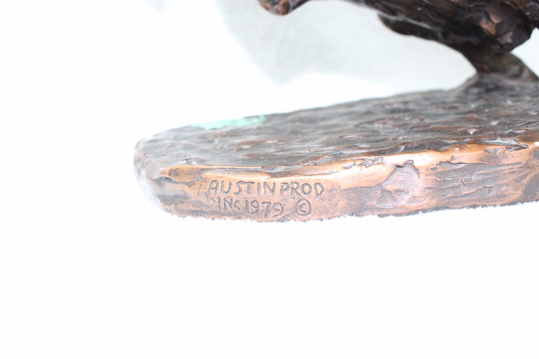 Bronze Bull Rider Figurine by Austin Prod Inc. - 1979