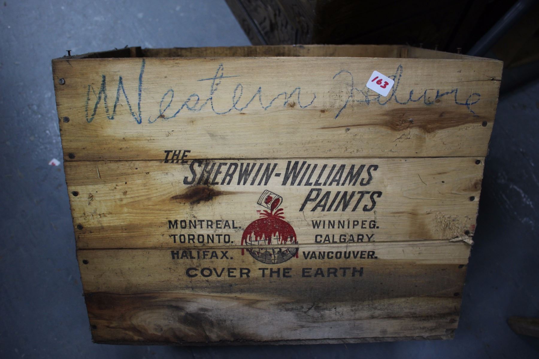 Sherwin & Williams Paints Wooden Box