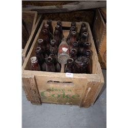 Coca Cola Shell w/Brown Bottles