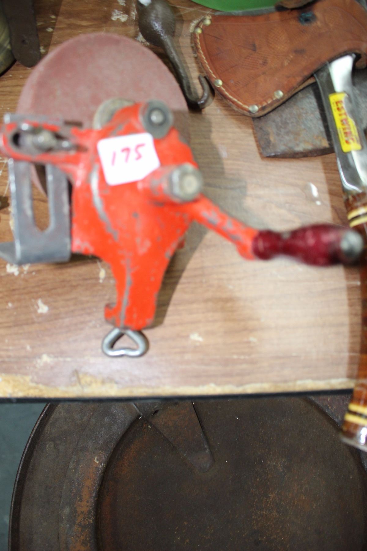 Hand Crank Bench Grinder