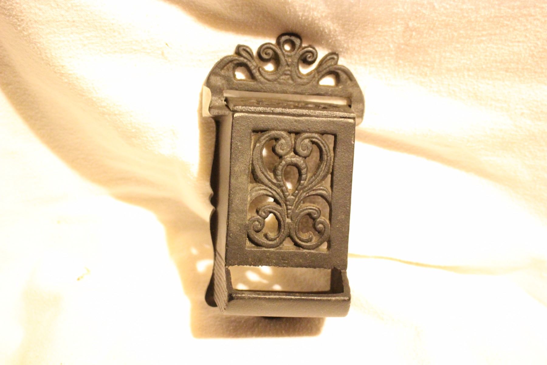 Cast Iron Match Box Holder