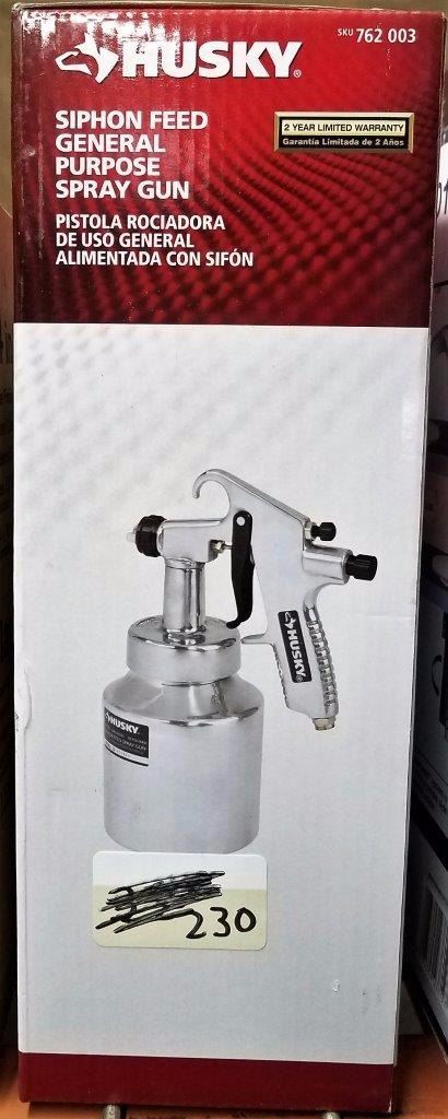 Husky Siphon Feed General Purpose Spray Gun.