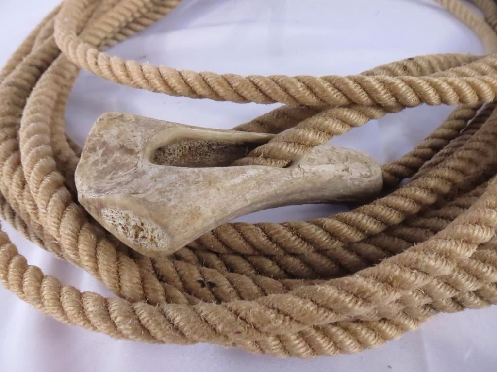 Grass Rope with Antler Hondo