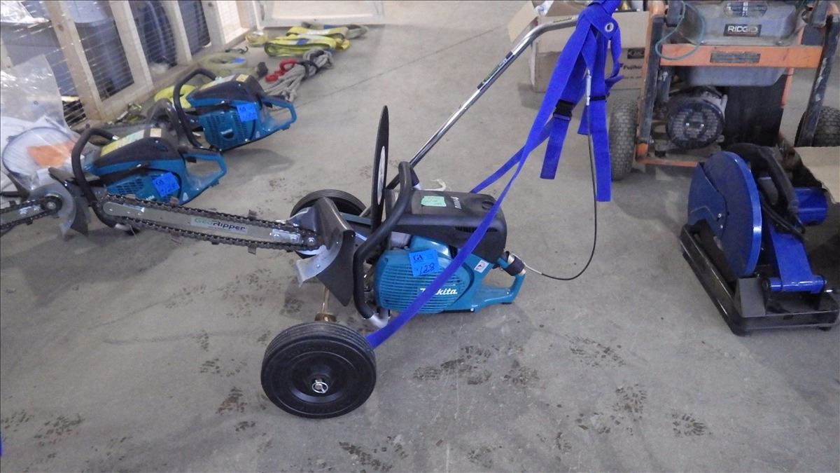 MAKITA MM4 EK7651H GEO RIPPER WITH CART AND CUT OFF SAW CONVERSION KIT ...