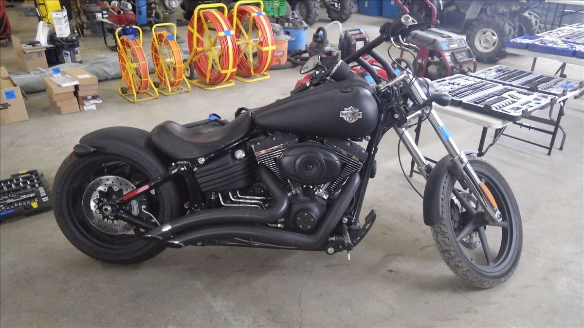 2009 HARLEY DAVIDSON FXCWC ROCKER C VIN 5HD1JK5139Y027599 AND 13545 KMS ...