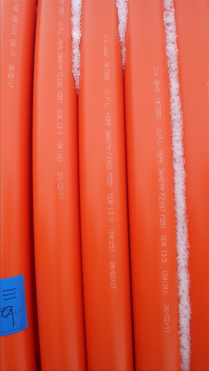 ONE SPOOL OF HDPE PIPE