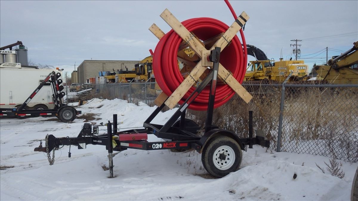 2015 MAJESTIC REEL TRAILER VIN 2M9US1162FR151213 WITH WINCH, COMES WITH ...