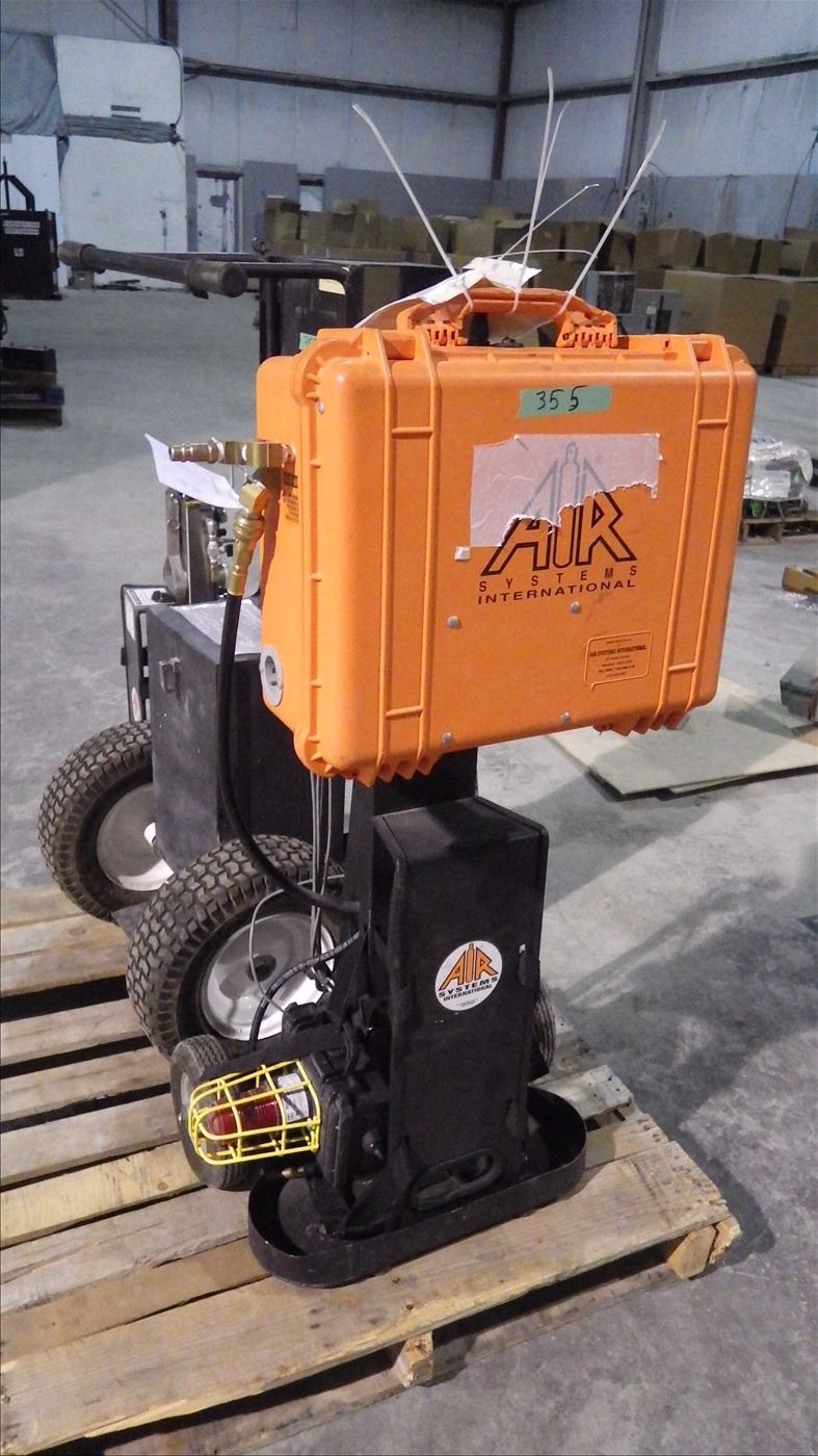 AIR SYSTEMS INTERNATIONAL MODEL #MPTRI TECH RESCUE CART MULTI PACK ...