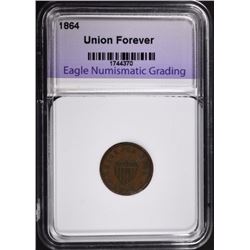 1864 UNION FOREVER CIVIL WAR TOKEN