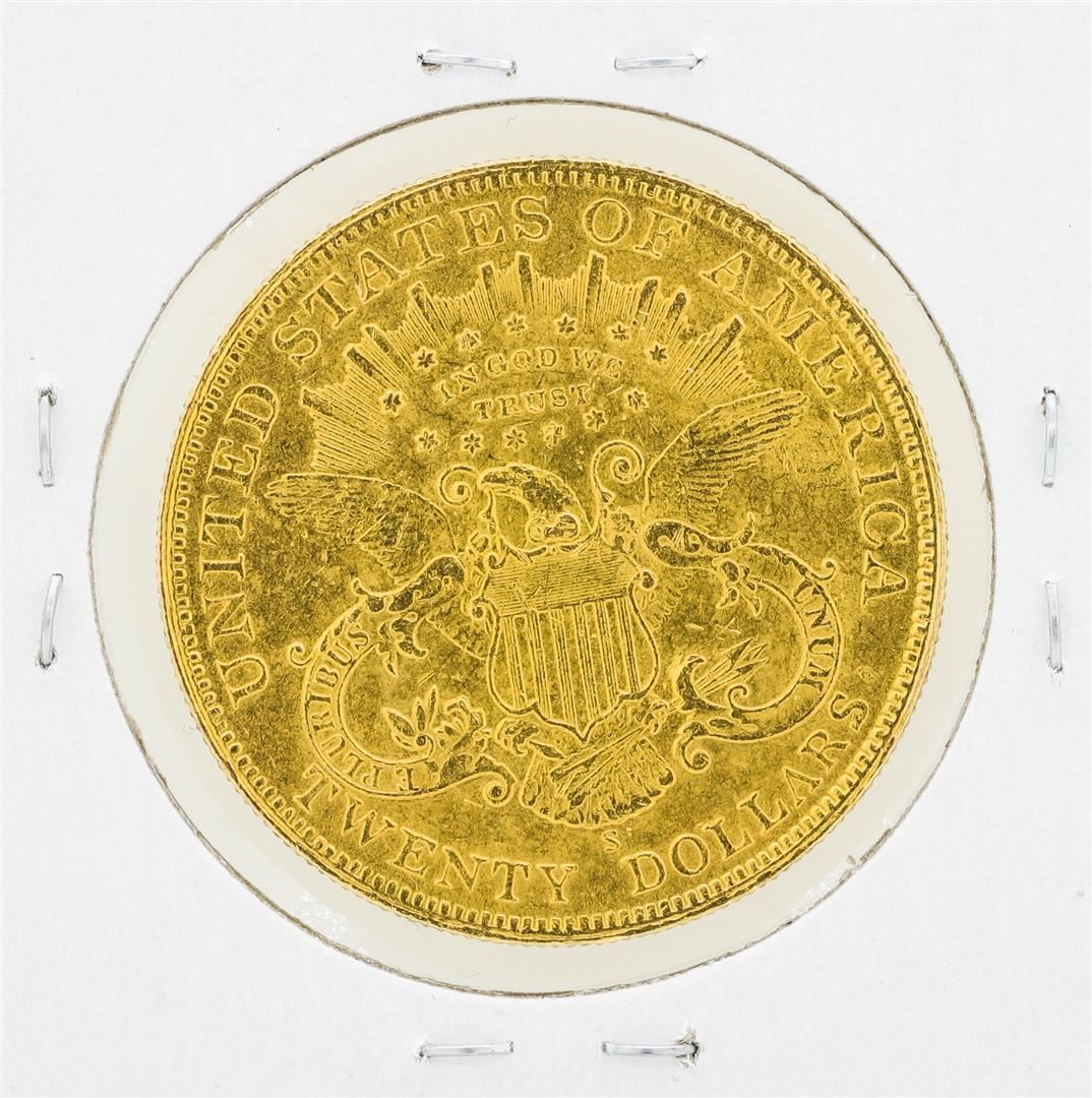 1898-S $20 Liberty Head Double Eagle Gold Coin
