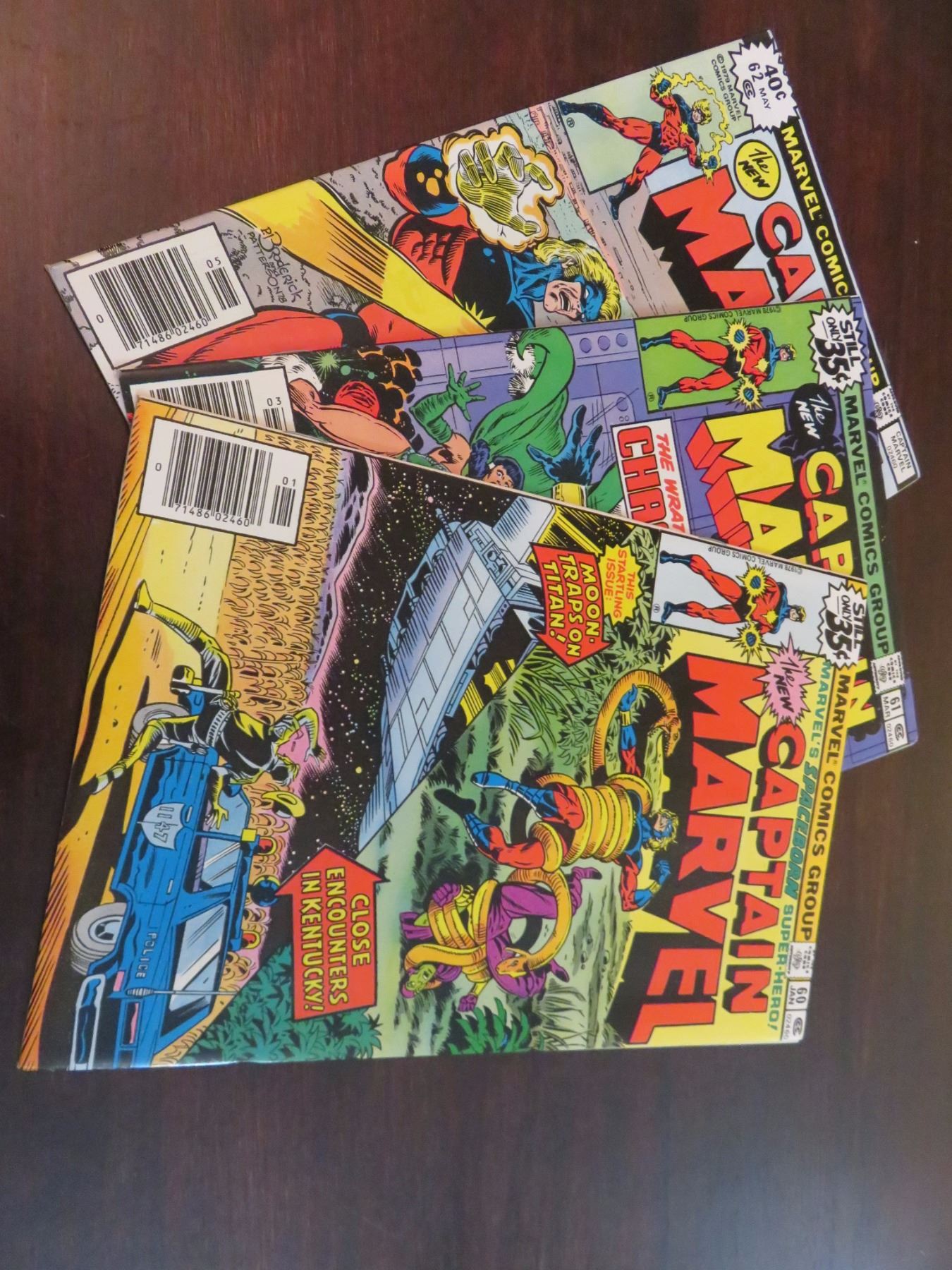 Captain Marvel #60, 61, 62