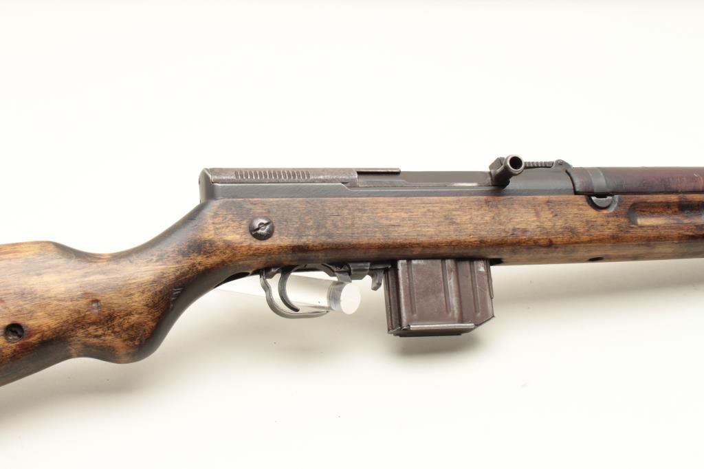 Czech Vz 52/57 semi-automatic carbine, 8mm caliber, 20 barrel, wood ...