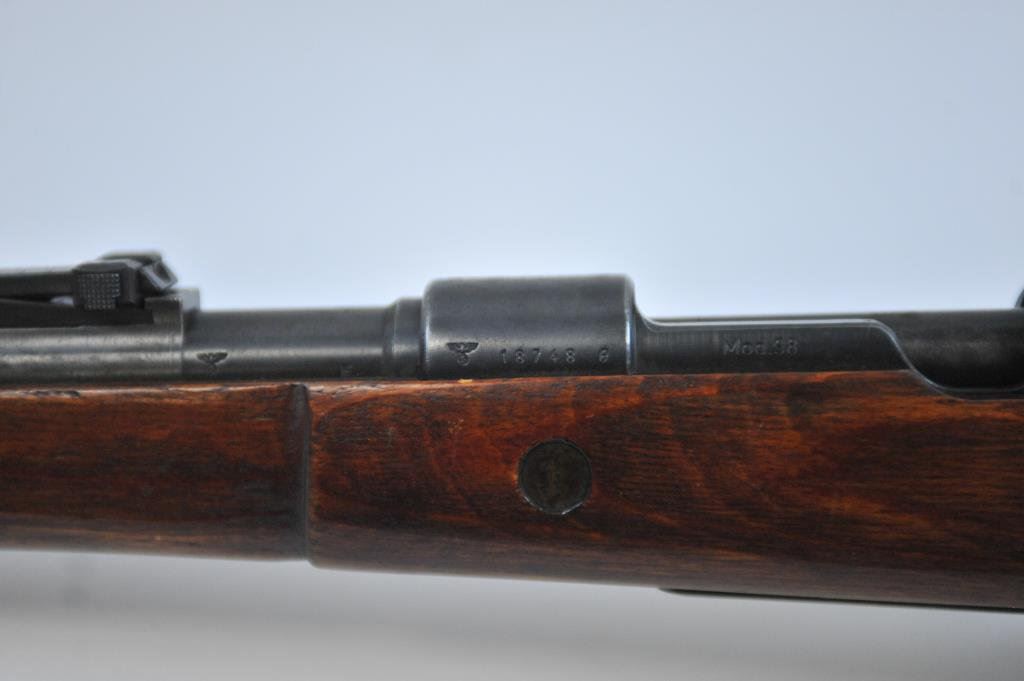 Mauser Model 98 Byf 44 Nazi Proofed Matching Stock Reduced