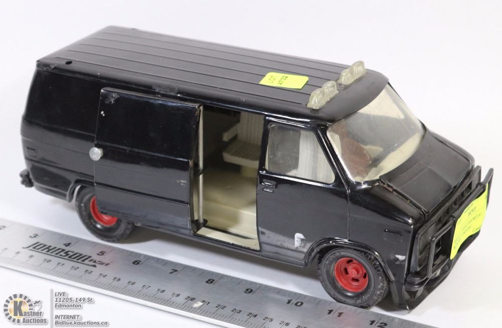 ERTL A- TEAM VAN METAL 1983 WITH MR. T DRIVING