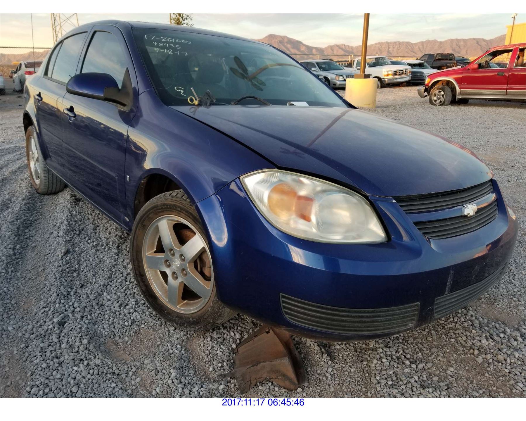2007 - CHEVROLET COBALT//SALVAGE TITLE