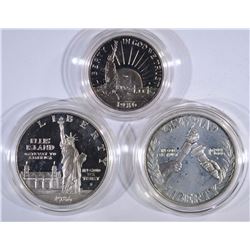 2- COMMEMORATIVE SETS, 1988 OLYMPIC SILVER PROOF