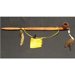 Native American Made Crow Pipe