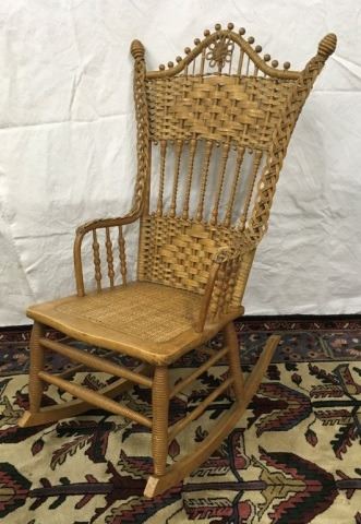 Victorian Wicker Rocker