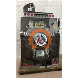 Mills Busting Cherry 5 Cent Slot Machine