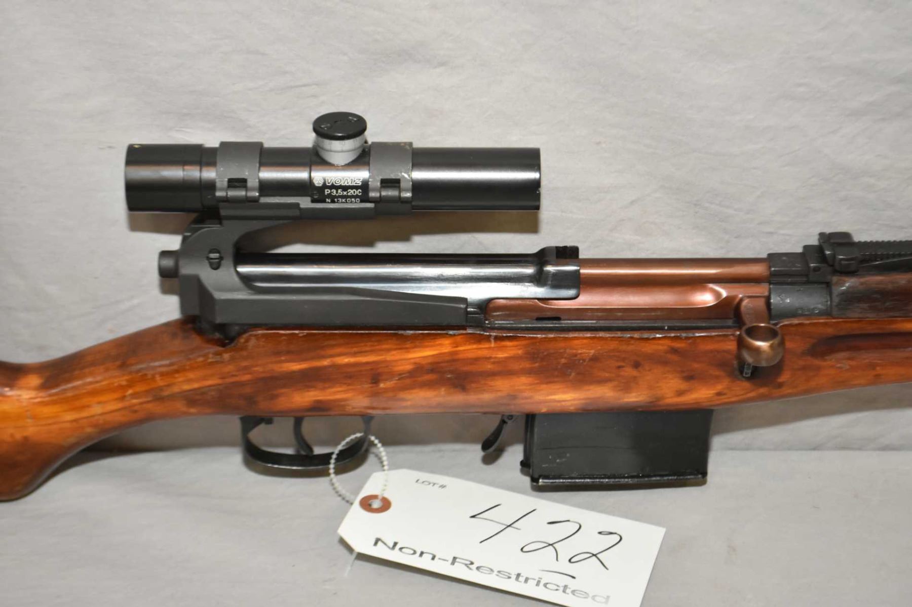 Tokarev Model SVT Dated 1941 7.62 x 54 R Cal Mag Fed Semi Auto Full ...