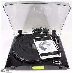 ION USB TURNTABLE RECORD PLAYER W/ NEW STYLUS