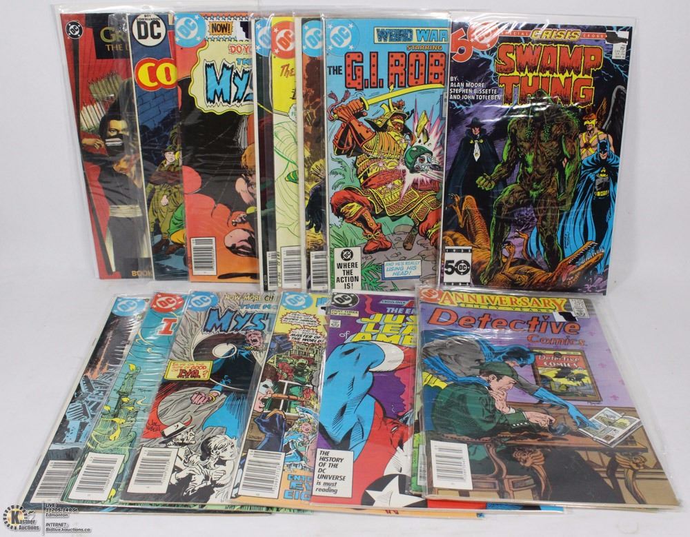 15 VINTAGE DC COMIC BUNDLE ASSORTED
