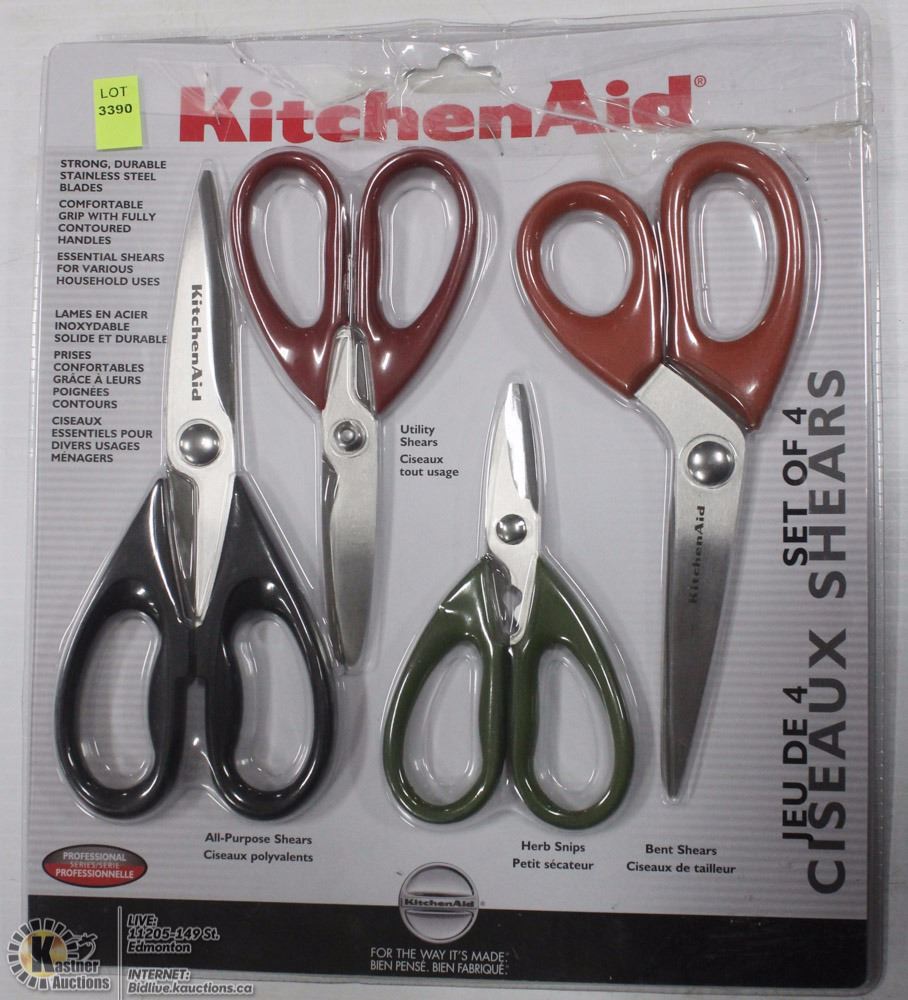 KITCHENAID 4PC SHEARS SET