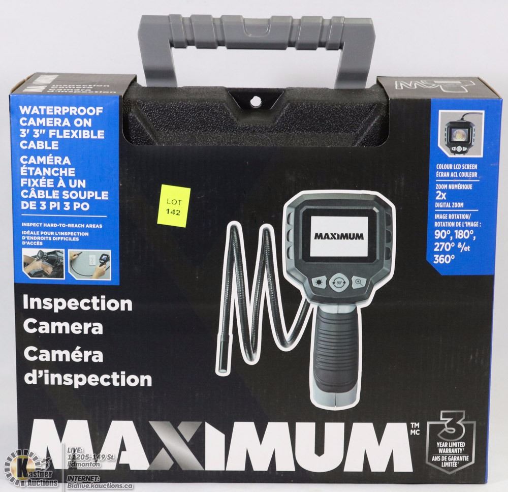 NEW MASTERCRAFT MAXIMUM INSPECTION CAMERA