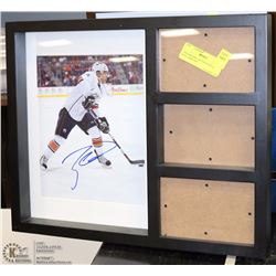 TAYLOR HALL AUTOGRAPHED WALL DISPLAY