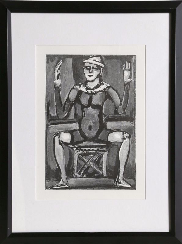 Georges Rouault, Jester, Offset Lithograph