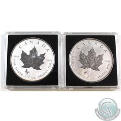 2014 Horse Privy & 2015 Sheep Privy 1oz Fine Silver Maples (TAX Exempt ...