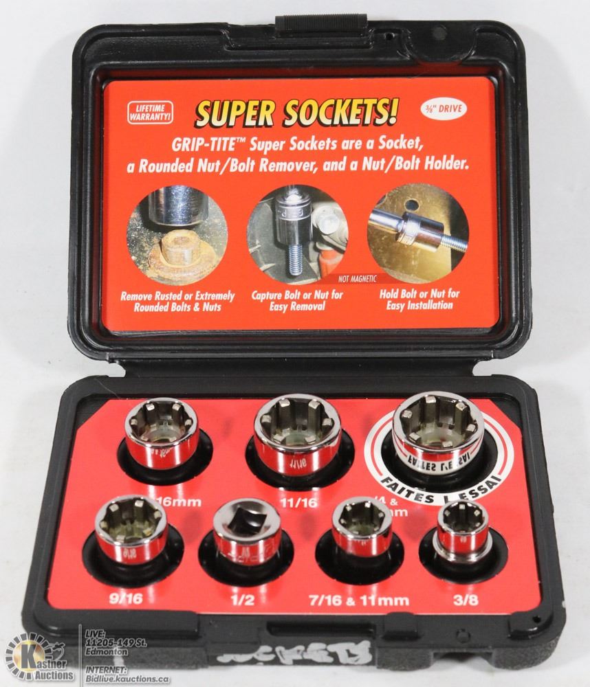 GRIP TIGHT SUPER SOCKETS