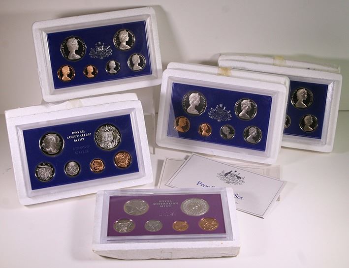 Australia, Proof Sets, 1973-77