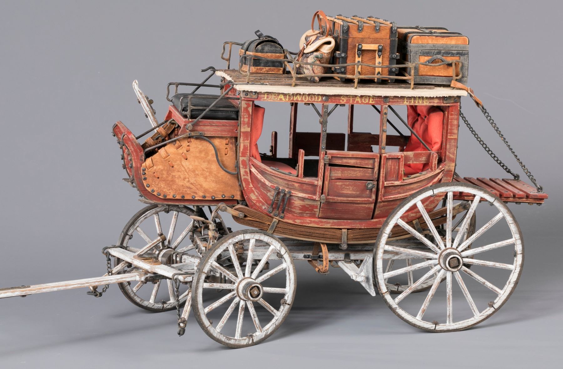 Roy Luttrell Miniature Deadwood Stagecoach