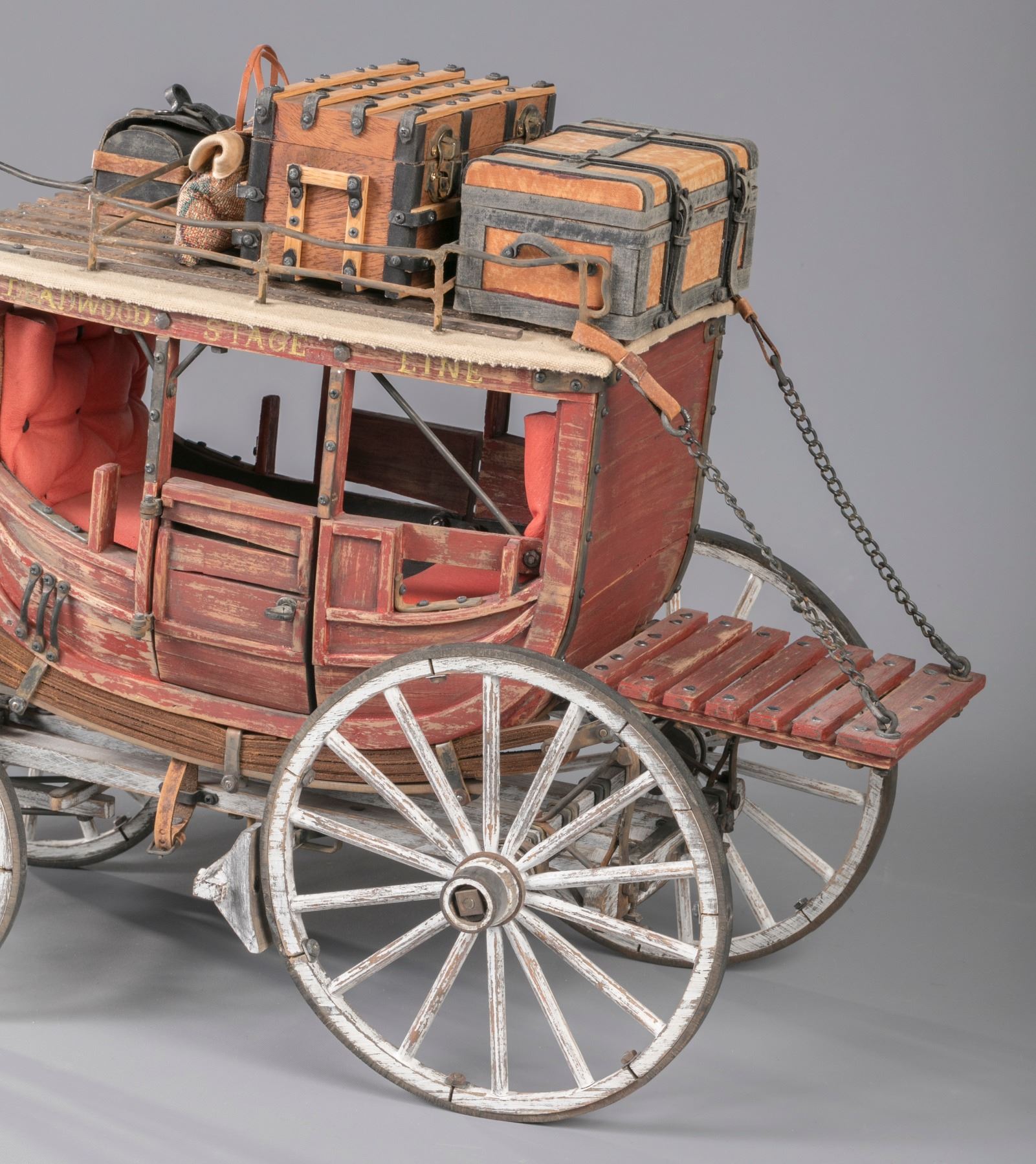 Roy Luttrell Miniature Deadwood Stagecoach