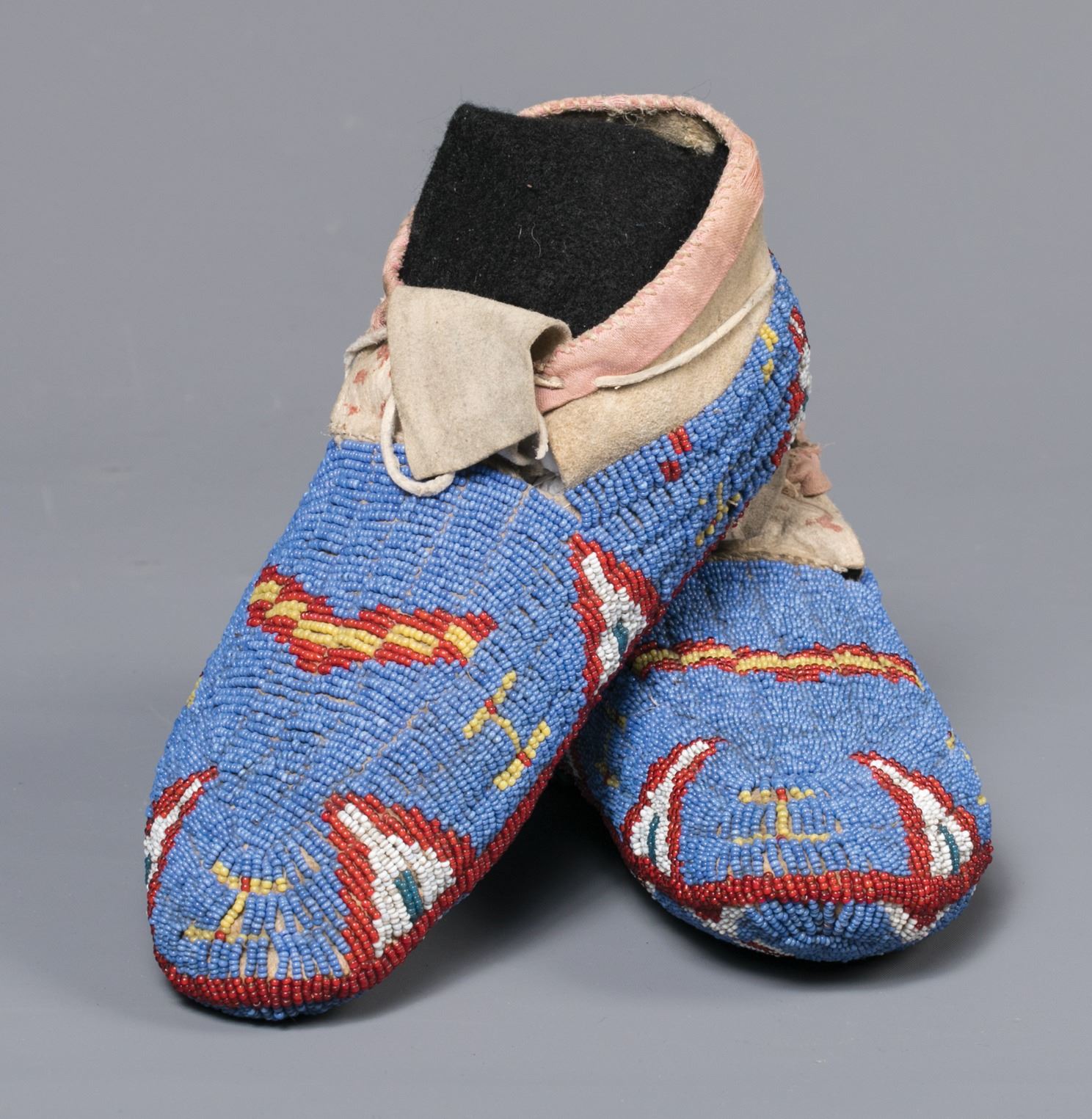 Sioux Fully Beaded Moccasins