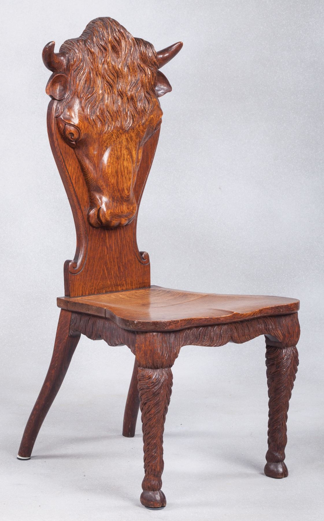 Victorian Carved Buffalo Chair