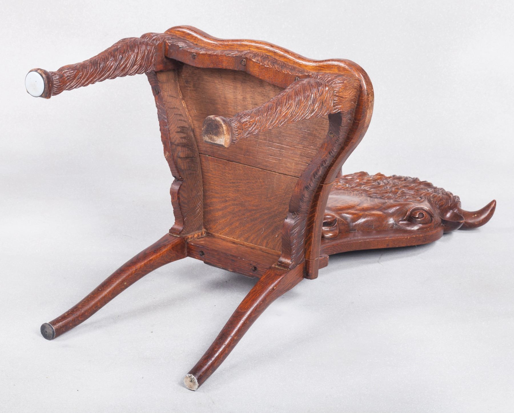 Victorian Carved Buffalo Chair
