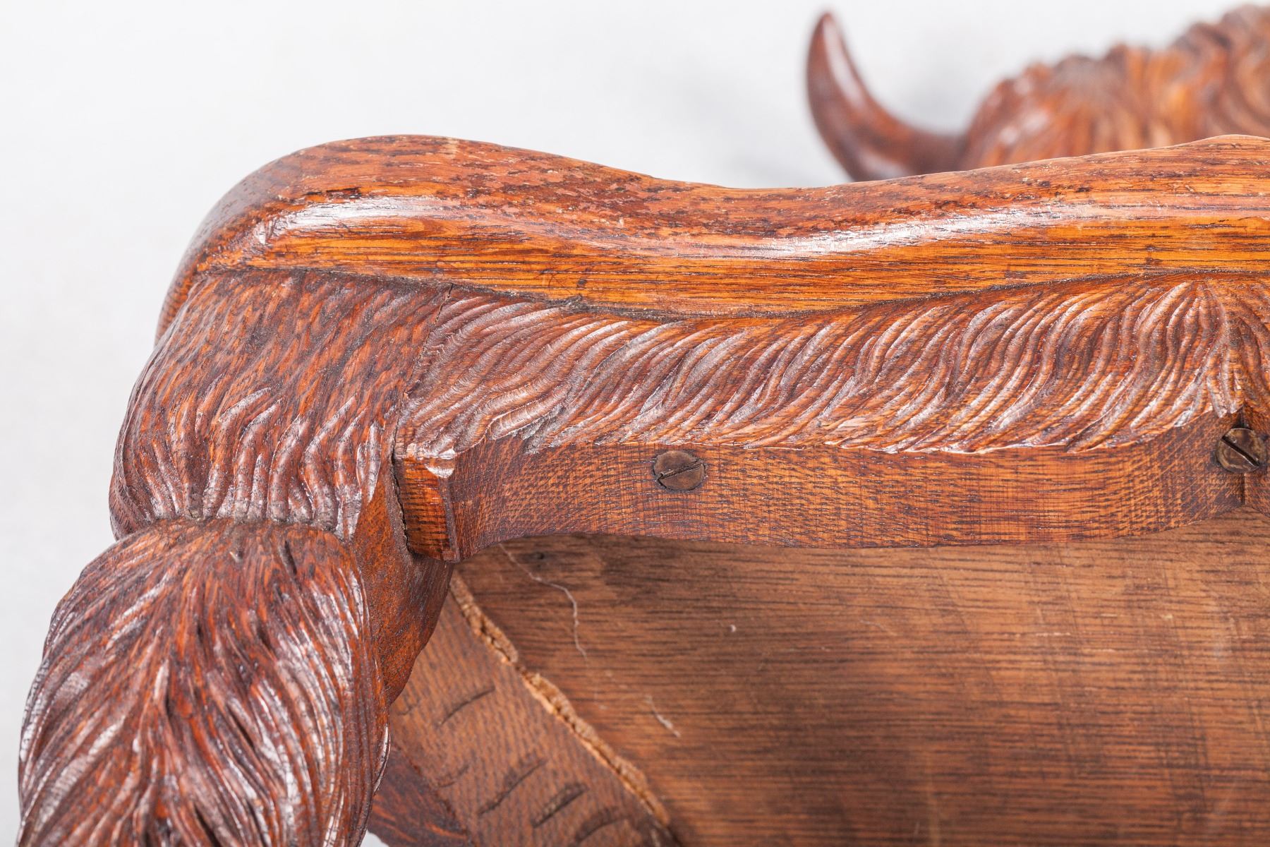 Victorian Carved Buffalo Chair