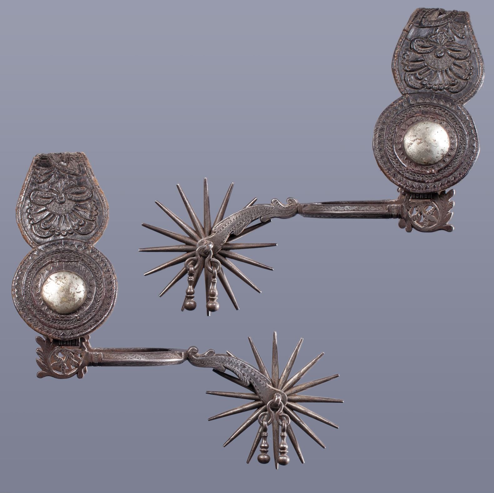 Impressive 1850s Republic de Mexico Spurs