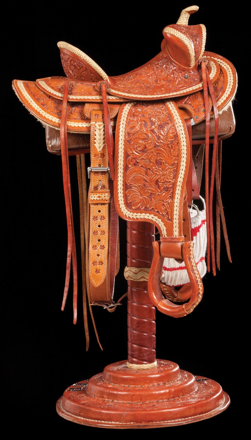Collection of Duff Severe Salesman Sample-Size Display Saddles