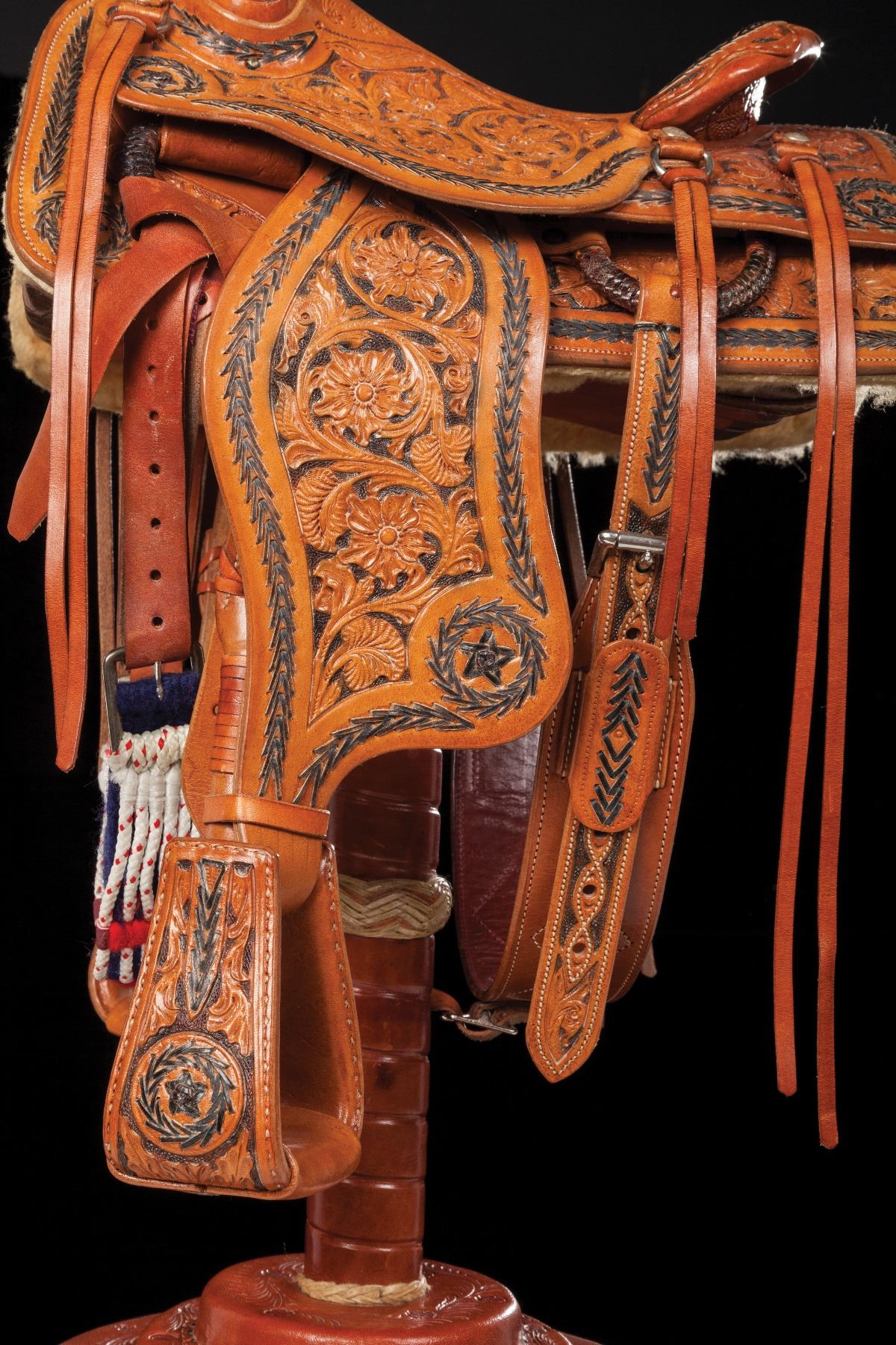 Collection of Duff Severe Salesman Sample-Size Display Saddles