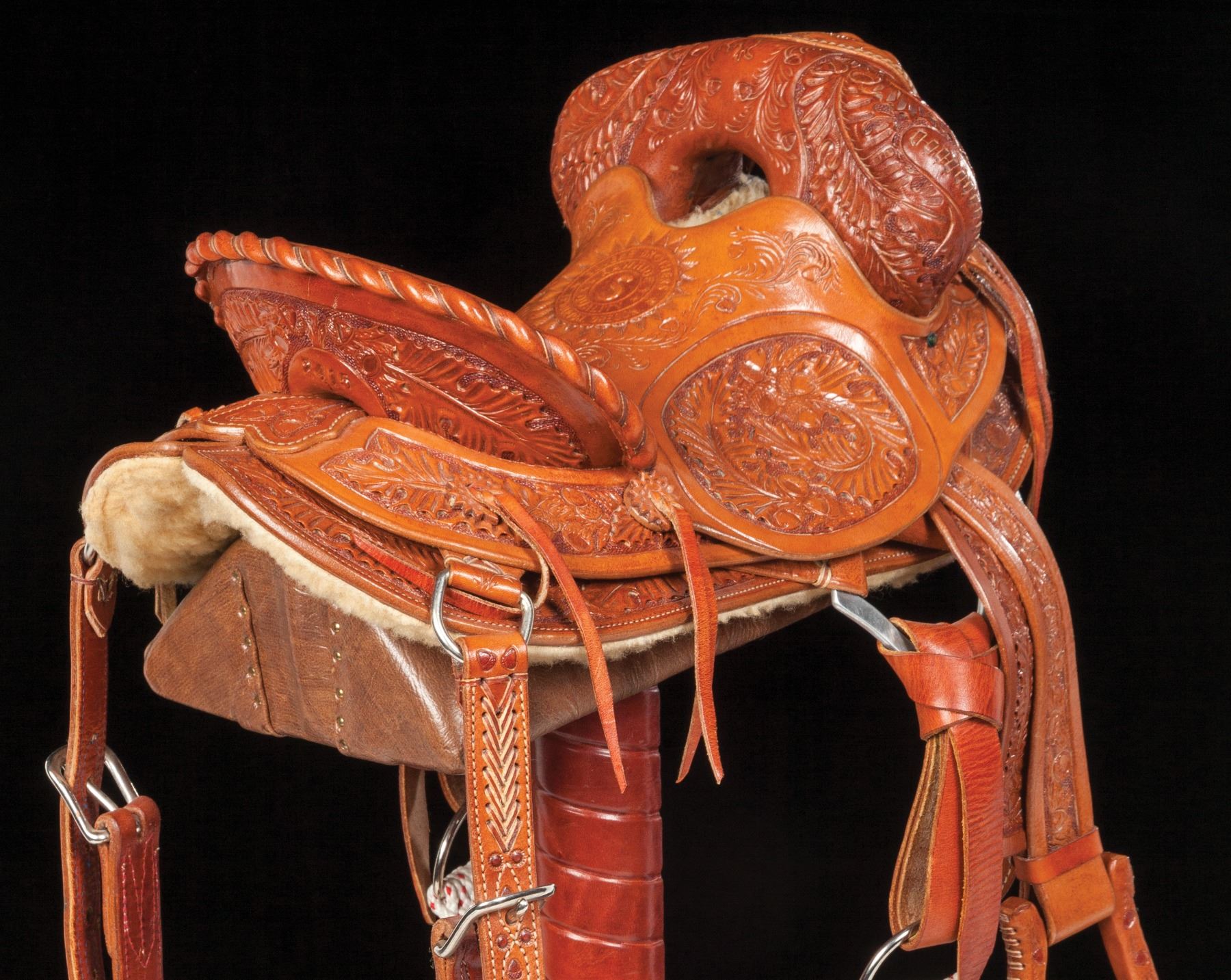 Collection of Duff Severe Salesman Sample-Size Display Saddles
