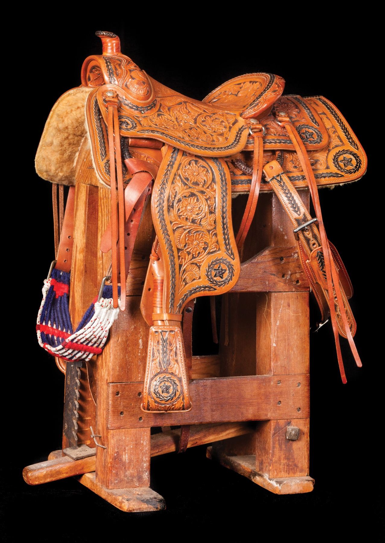 Collection of Duff Severe Salesman Sample-Size Display Saddles