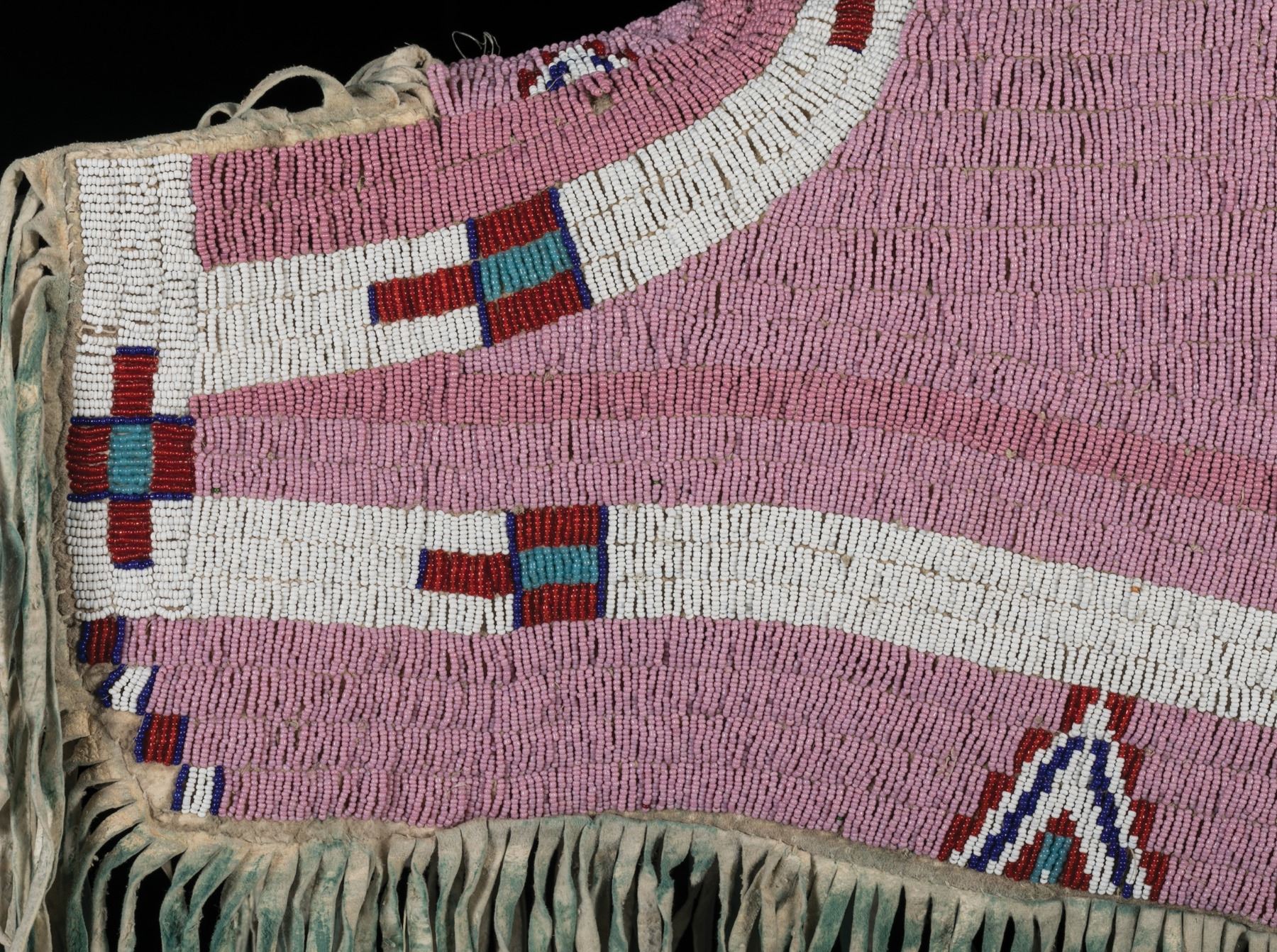 Lakota Sioux Beaded and Fringed Dress