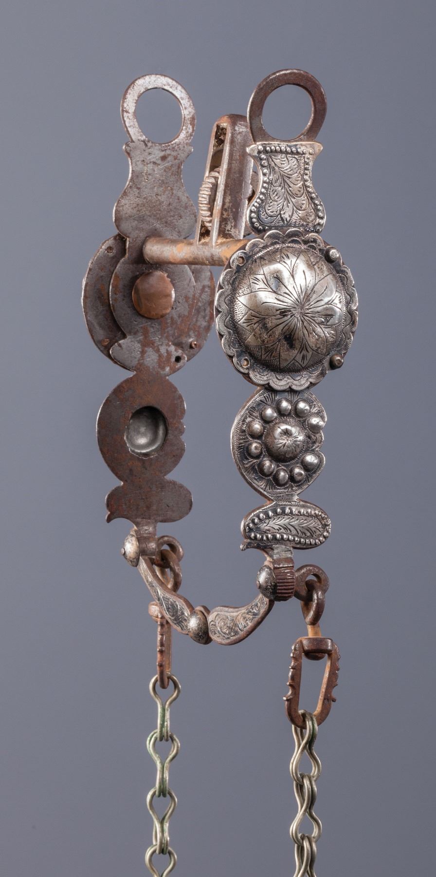 Jesus Tapia Filigreed Spurs and Bit