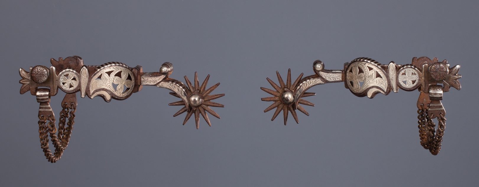 Jesus Tapia Filigreed Spurs and Bit