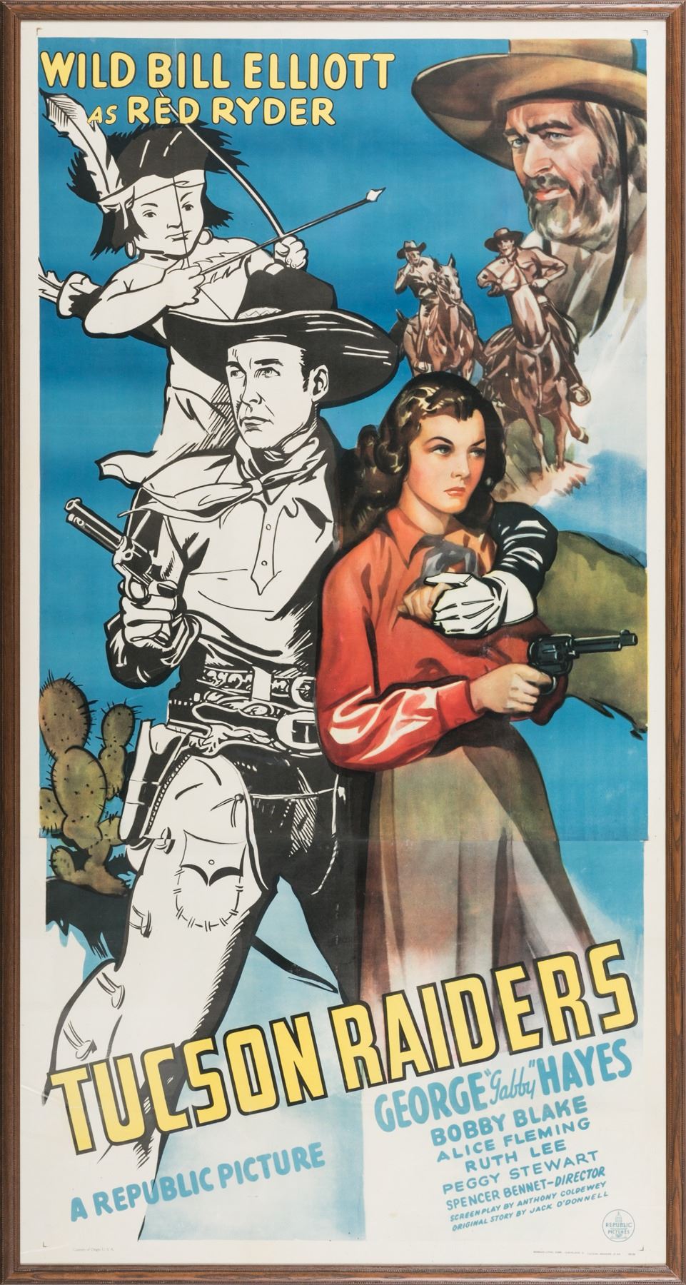 Tucson Raiders / Red Ryder 3 Sheet Poster