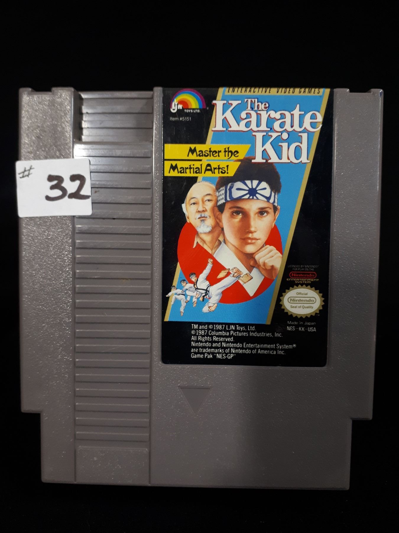 Nintendo video game The karate kid(master the martial arts) (released 1987)